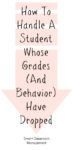 How To Handle A Student Whose Grades (And Behavior) Have Dropped ...